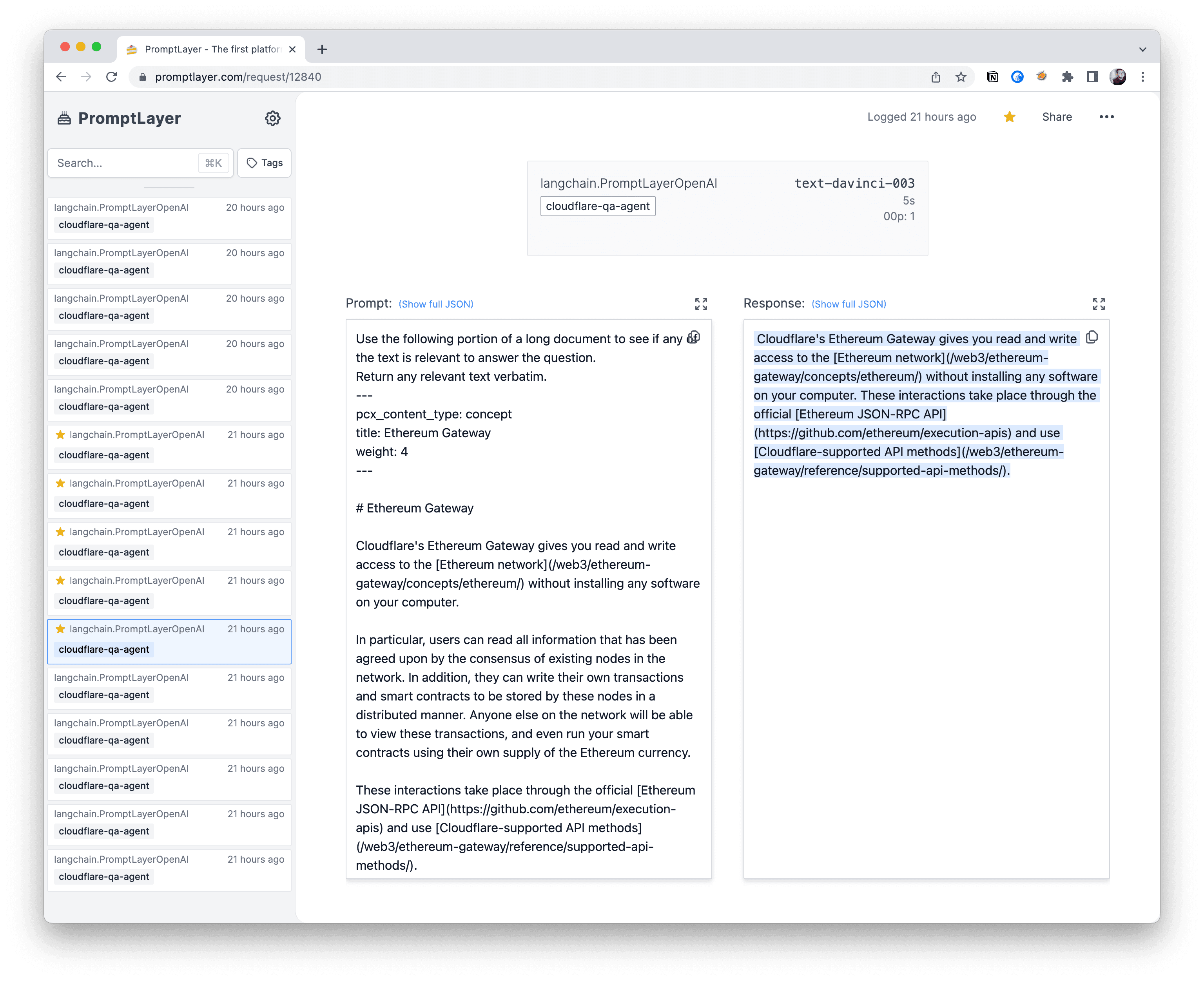 A Look Under the Hood: Using PromptLayer to Analyze LangChain Prompts ...